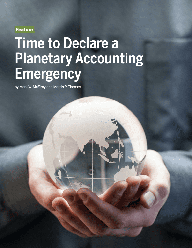 Time to Declare a Planetary Accounting Emergency | Welcome To ...